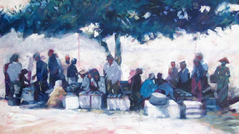 Balinese Fish Market – Paul Joseph-Crank Artist